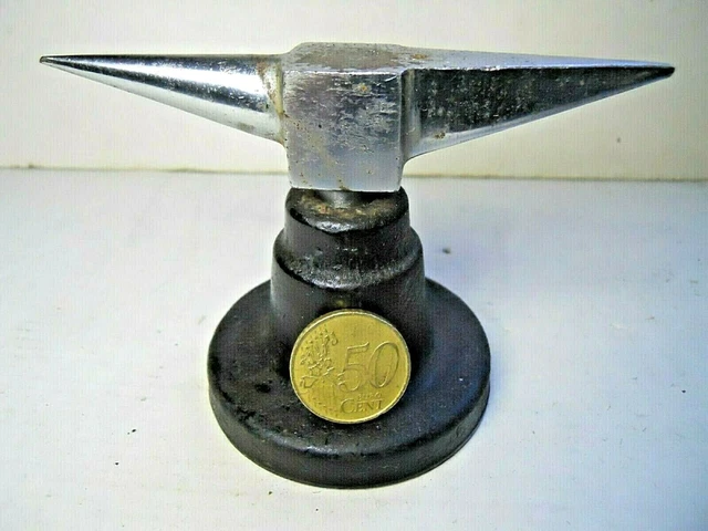 ANTICA PICCOLA RARA Incudine Da Orafo Orologiaio Orefice Vintage 3 Foto ...