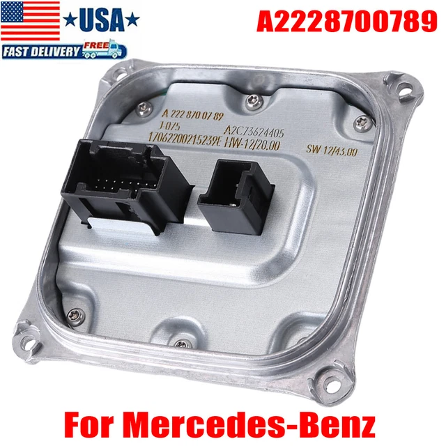 FOR MERCEDES-BENZ LED Ballast Headlight Voltage Regulator Module ...