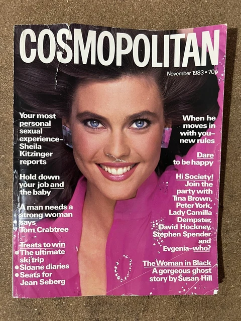 COSMOPOLITAN UK MAGAZINE Carol Alt November 1983 Vintage British ...