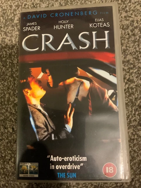 DAVID CRONENBERG'S CRASH 1996 - VHS Video Tape 2001 James Spader ...