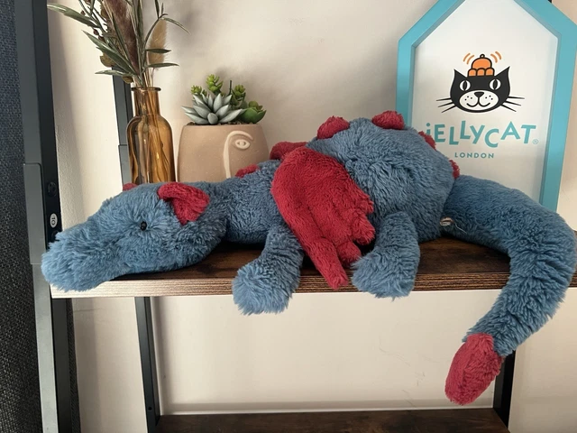 JELLYCAT MEDIUM DEXTER Dragon (cut Tags) £42.32 - PicClick UK