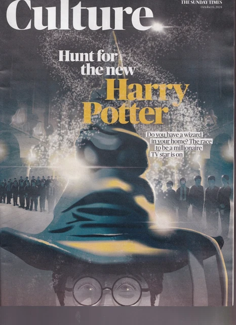 CULTURE MAGAZINE OCTOBER 6 2024 Harry Potter Cate Blanchett Sandi ...