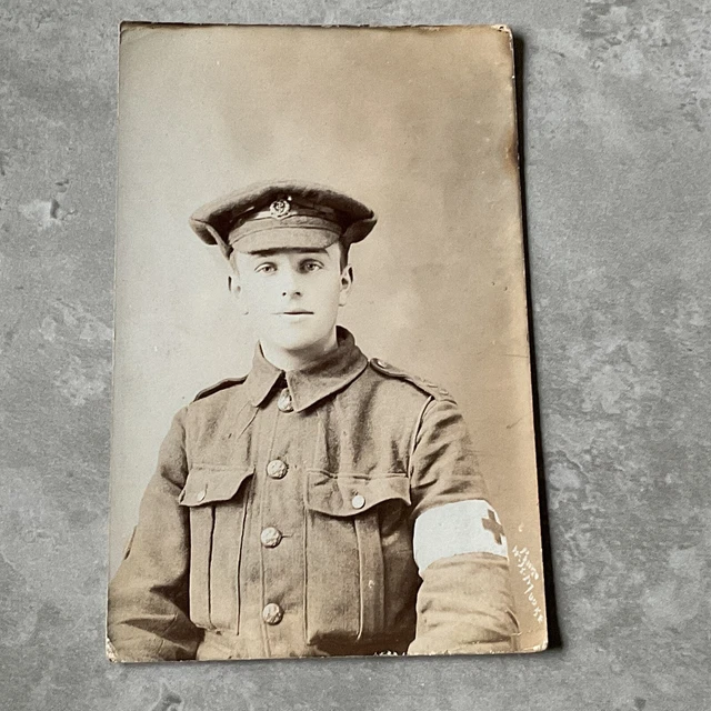 ALLIED SOLDIERS WW1 RAMC Real Picture Portrait Postcard £18.00 ...