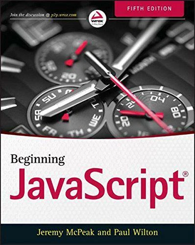 BEGINNING JAVASCRIPT PAR Mcpeak, Jeremy, Neuf Livre ,Gratuit & , ( Livre EUR 41,99 - PicClick FR
