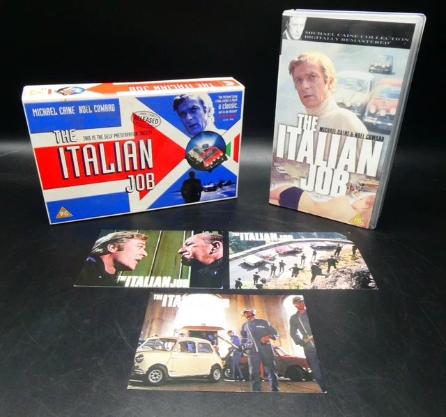 THE ITALIAN JOB VHS 30th Anniversary Collectors Edition 1994 Boxed ...