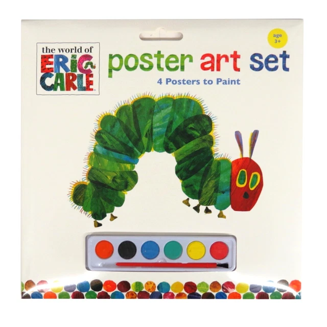 ERIC CARLE THE Very Hungry Caterpillar Large Poster Art Set £6.35 ...