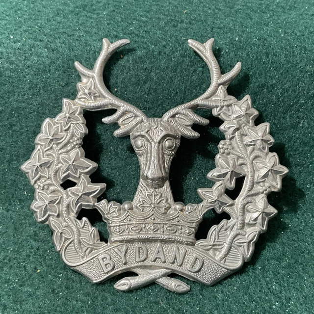 VINTAGE GORDON HIGHLANDERS Regiment Cap Badge British Military - Bydand ...