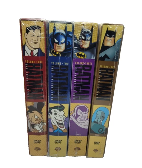 BATMAN ANIMATED SERIES Complete Set Vols.1+2+3+4 DVD Sealed $69.07 ...