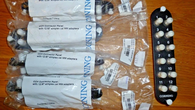 CORNING CCHE-CP12-15 STECKERFELD, 12 ST Simplex CEL MM Adapter EUR 59 ...