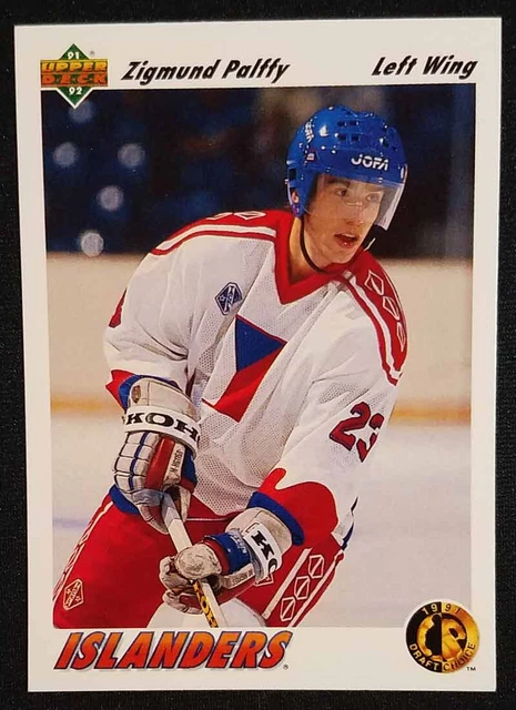 1991-92 UPPER DECK #71 Zigmund Palffy Rookie RC New York Islanders ...