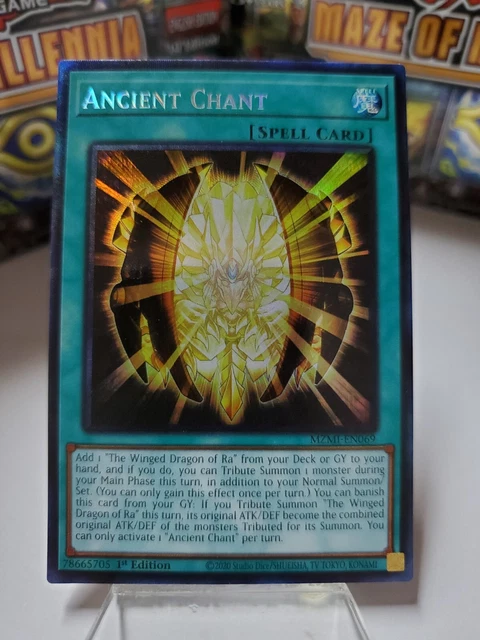 YU-GI-OH MAZE OF Millennia #MZMI-EN069 Ancient Chant Collector's Rare ...