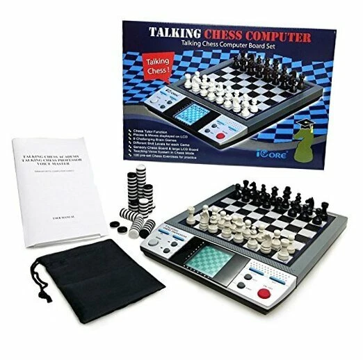 ELECTRONIC CHESS SET, Talking Chess Board Games for Kids Improving ...