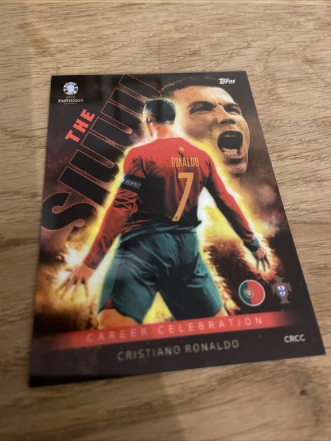 TOPPS UEFA EURO 2024 Match Attax The SIUUU CRCC Cristiano Ronaldo Portogallo EUR 159,00 ...