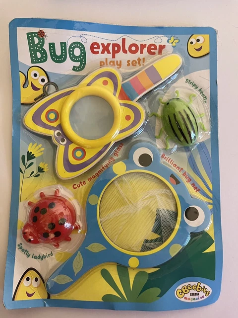CBEEBIES MAGAZINE 2023 + Build Your Own Bugs / Bug Explorer Play Set £8.00 - PicClick UK
