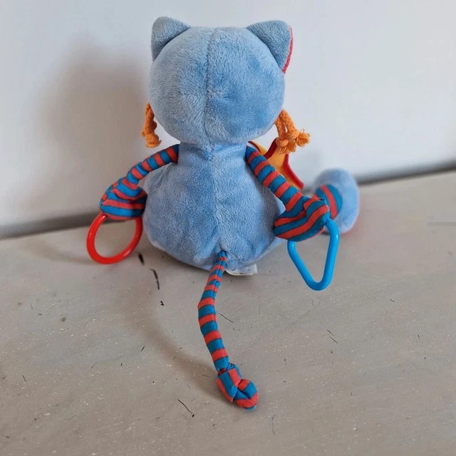 JELLYCAT BABY RATTLE Cat Plush Buggie Sensory Soft Toy Jelly Kitten £6. ...