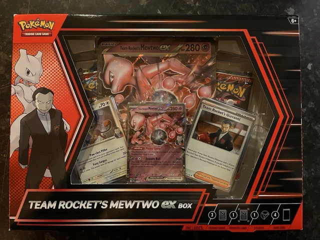 POKÉMON TCG: DESTINED Rivals Team Rocket's Mewtwo ex Box - Brand New ...
