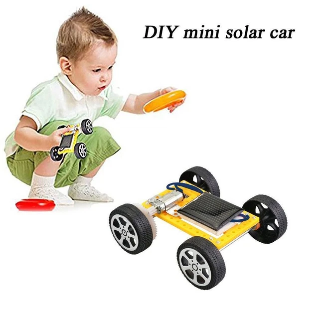 SOLARPOWERED DIY CAR Kit for Kids Assemble and Play Educational Toy Set ...