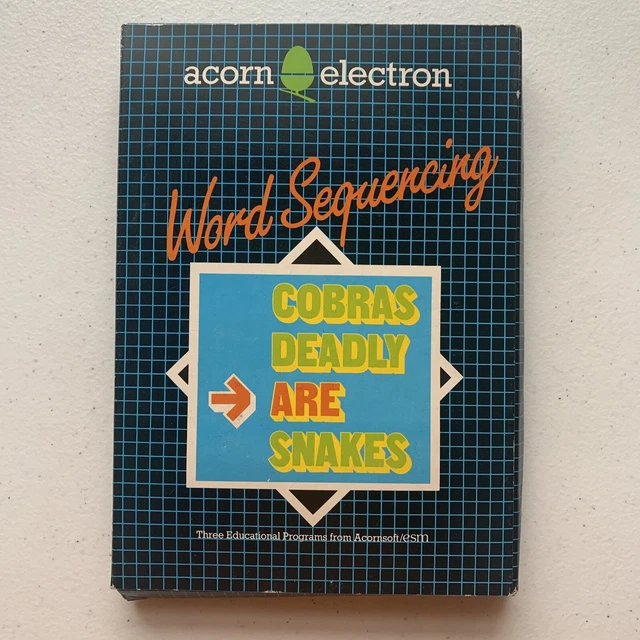 BBC MICRO :- Word Sequencing Acorn Electron £4.99 - PicClick UK