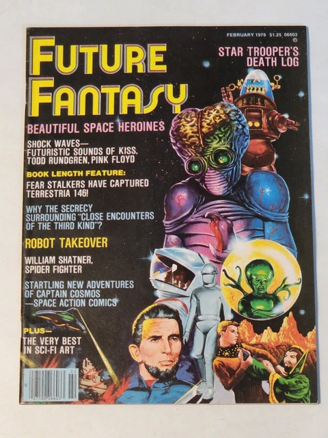 FUTURE FANTASY MAGAZINE #1 Feb 1978 Robots William Shatner Pink Floyd £ ...