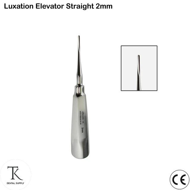 DENTAL SURGICAL INSTRUMENTS Tooth Loosening Root Luxation Elevator Straight 2mm £6.50 - PicClick UK