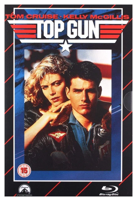 TOP GUN - VHS Range Limited Edition Blu-ray (Blu-ray) Tom Cruise Kelly ...