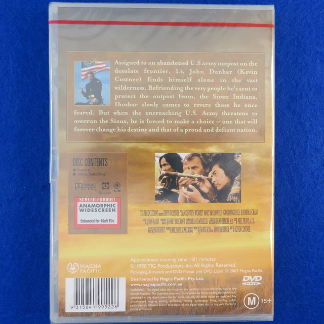 DANCES WITH WOLVES - Brand New - DVD - Region 4 - Fast Postage !! £7.57 ...