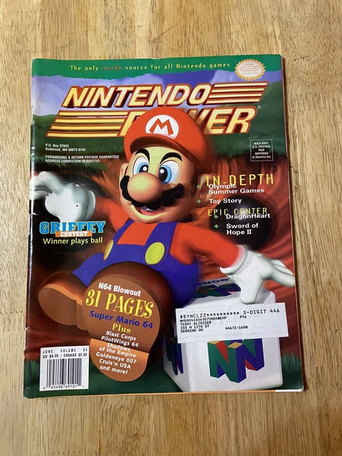 NINTENDO POWER JUNE Volume 85 (Nintedno 64/Super Mario 64) £35.06 ...