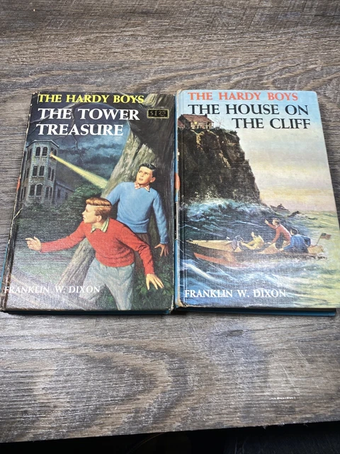 HARDY BOYS THE Tower Treasure #1, The House On The Cliff #2 1959 HC EUR ...