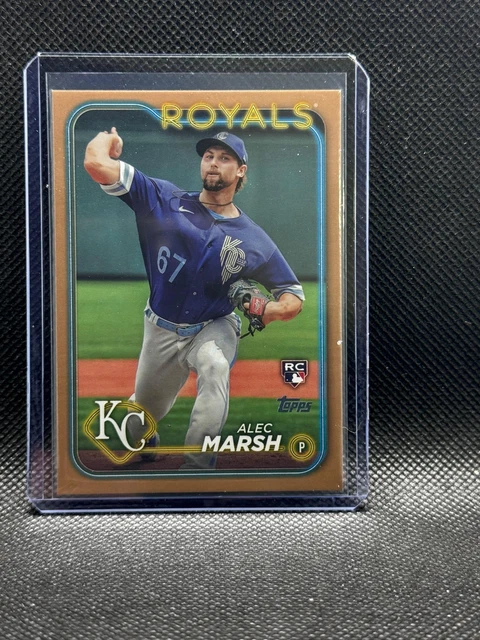 ALEC MARSH 2024 Topps #163 Rookie Gold/2024 Kansas City Royals EUR 3,37 - PicClick IT
