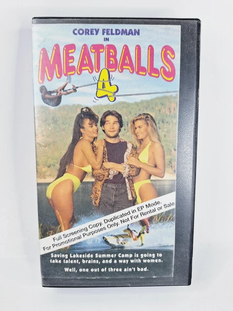 MEATBALLS 4 COREY Feldman 1992 VHS Comedy Rare 1st Release Full ...