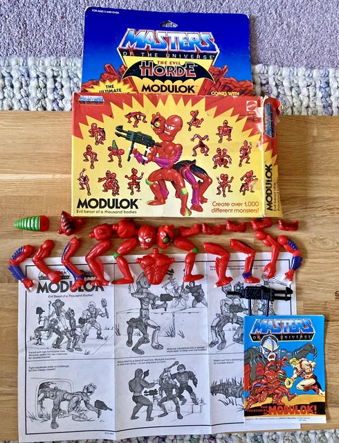 VINTAGE 1985 MATTEL Motu He-Man Masters Of The Universe Modulok Figure ...
