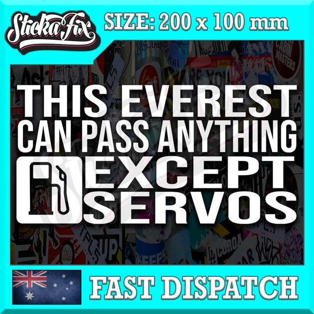 EVEREST 4X4 CAR vinyl STICKER funny DECAL 4WD Drift Van Truck JDM EUR 5 ...