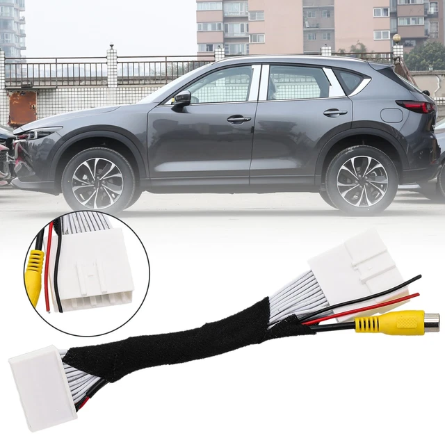 CÂBLE CAMÉRA DE recul pour Mazda Models avec fonctions d'installation ...