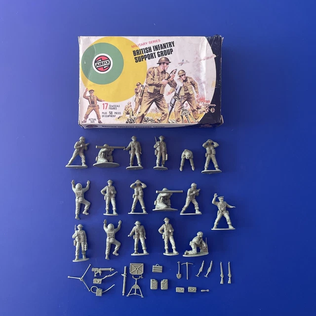 AIRFIX TOY SOLDIERS Boxed British Infantry Support Group 1/32 Scale WW2 £23.99 - PicClick UK