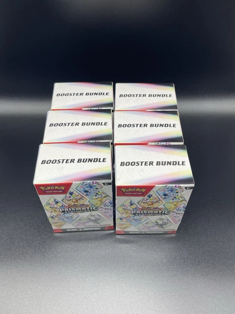 POKEMON SCARLET & Violet: Prismatic Evolutions Booster Bundle X6 $599. ...