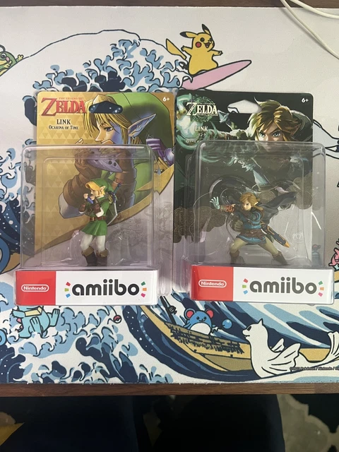 ZELDA AMIBO LOT Of 2 Link (2 Amibos) Tears Of The Kingdom $ Ocarina Of ...