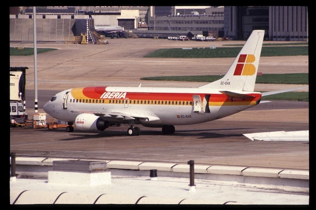 ORIGINAL FUJICHROME COLOUR Slide Iberia Boeing 737-300. EUR 2,19 ...