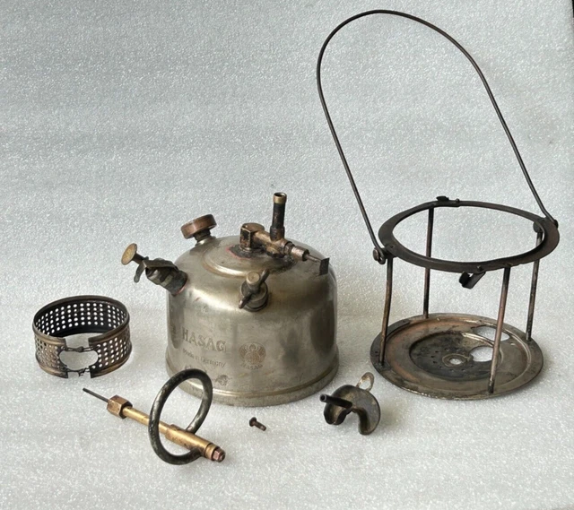 ALTE VINTAGE ORIGINAL Hasag Nr. 51 Kerosindrucklaterne/Lampe ...