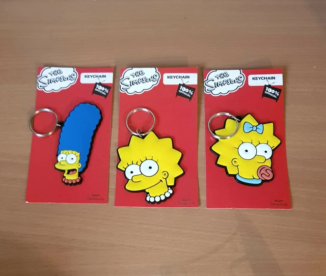 BNWT PRIMARK THE Simpsons MARGE LISA and MAGGIE key chains - separates ...