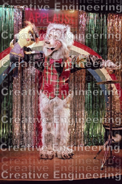 (RARE) AFFICHE ROCK-AFIRE Explosion Showbiz Pizza Rolfe DeWolfe 1980 ...