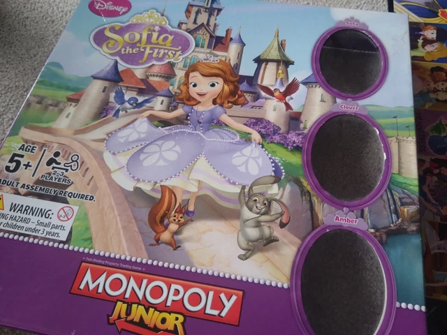 HASBRO DISNEY JUNIOR Monopoly Sofia The First Children’s Family Board Game £8.62 - PicClick UK