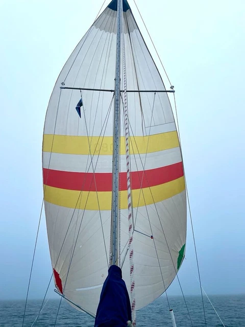 FÜR X-99 UA. ca.70qm Spinnaker ggf Gennaker Blister Furler VL-Länge 13 ...