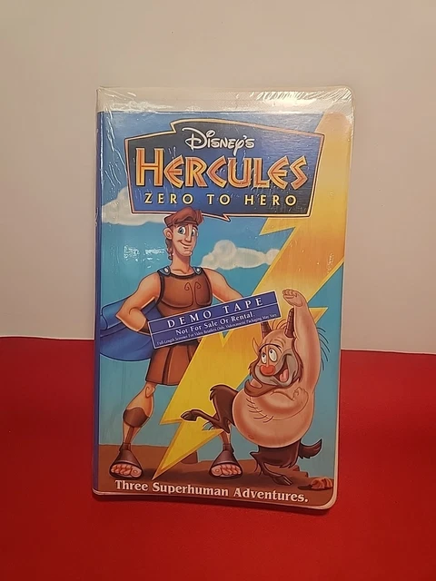 WALT DISNEY HOME Video Hercules Zero To Hero VHS Demo Tape 1999 Sealed ...