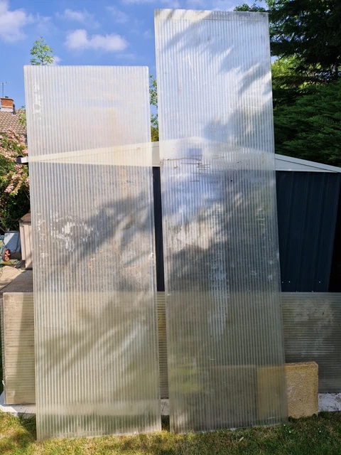 POLYCARBONATE ROOFING SHEETS Panels EZ Glaze Pergola Glass Like Lean To ...