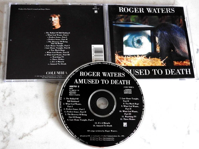 ROGER WATERS AMUSED To Death Cd 1992 Made In Austria EUR 12,95 ...