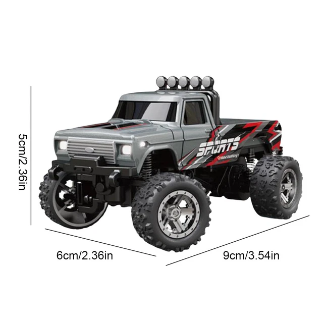 1/64 RC CAR All Terrain Off-Road Monster Truck Birthday Gift for Kids ...