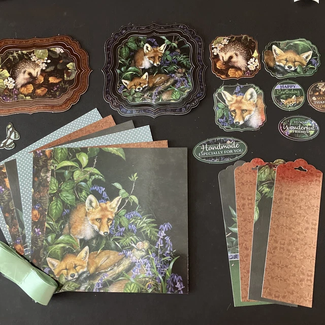 CRAFTROOM CLEAROUT/CARD KIT Bundle/ Junk Journal / Vintage Fox And ...