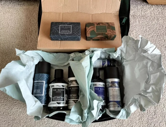 TED BAKER MEN Complete Gift Set Body Wash Bag & Toiletries £29.99 ...