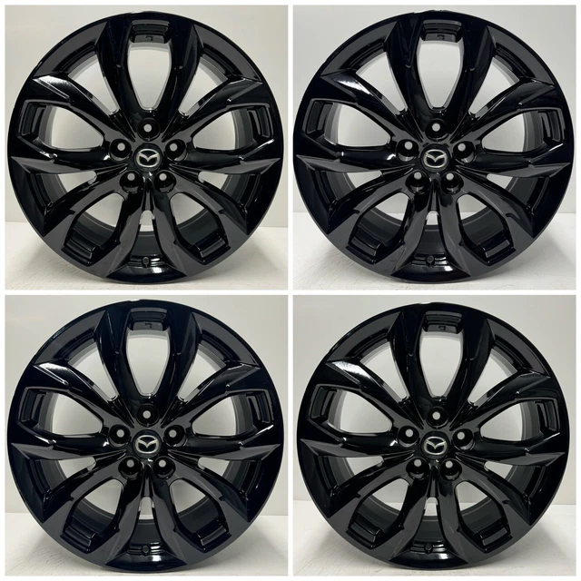GENUINE MAZDA CX-5 155 19" Alloy Wheel Set Refurbished Gloss Black ...