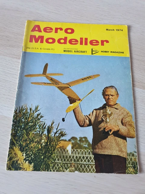 AERO MODELLER MARCH 1974 - Model Aircraft Hobby Magazine £3.00 ...